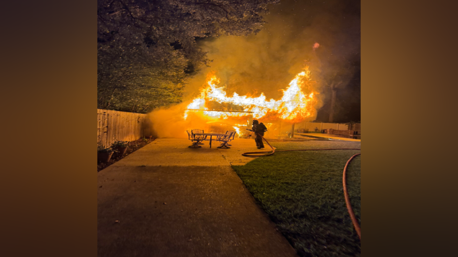 Electrical fire destroys Baton Rouge shed, officials say
