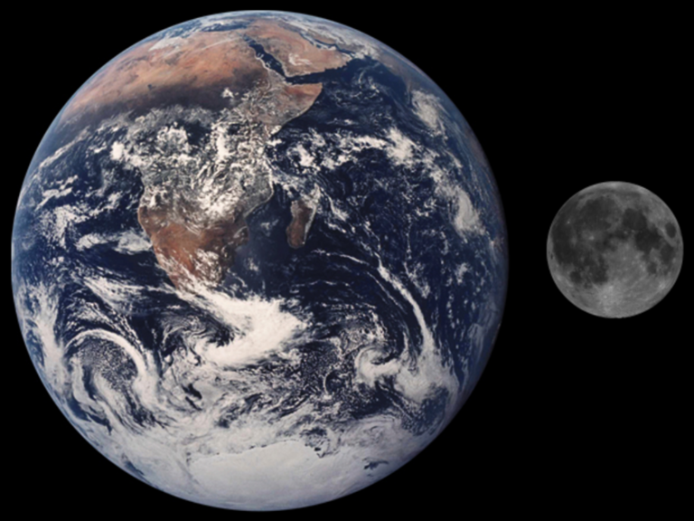 The moon is slowly moving away from Earth, and scientists can measure ...