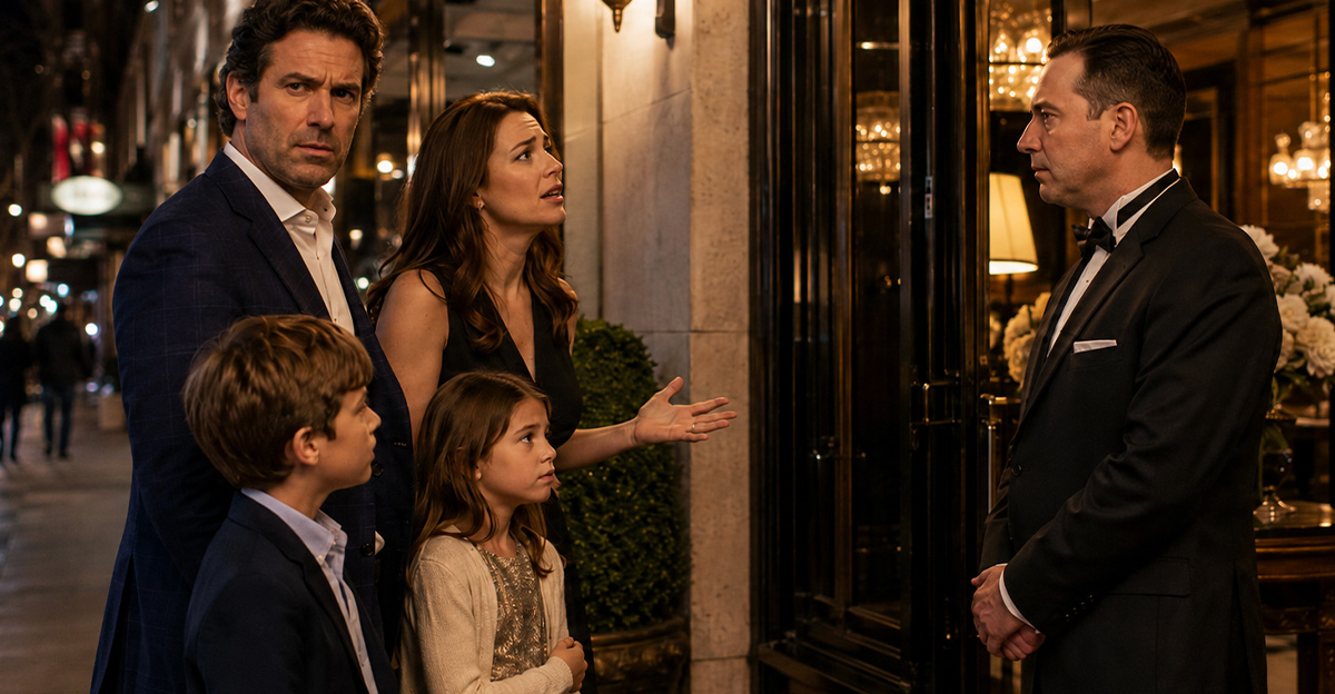 My wife, children, and I went out to a fine-dining restaurant. They ...