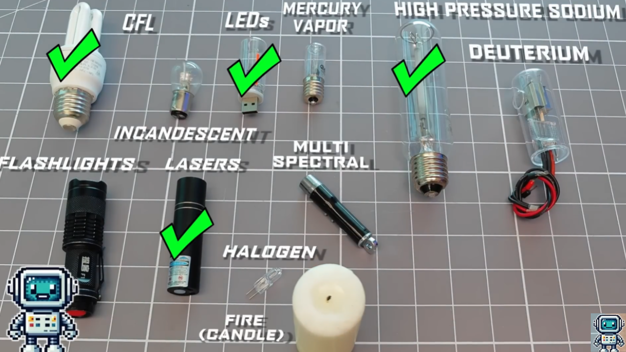 What light source tests teach us about the TLM 2 spectrometer