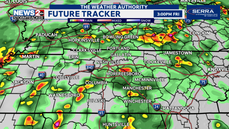 Strong storms possible Friday afternoon