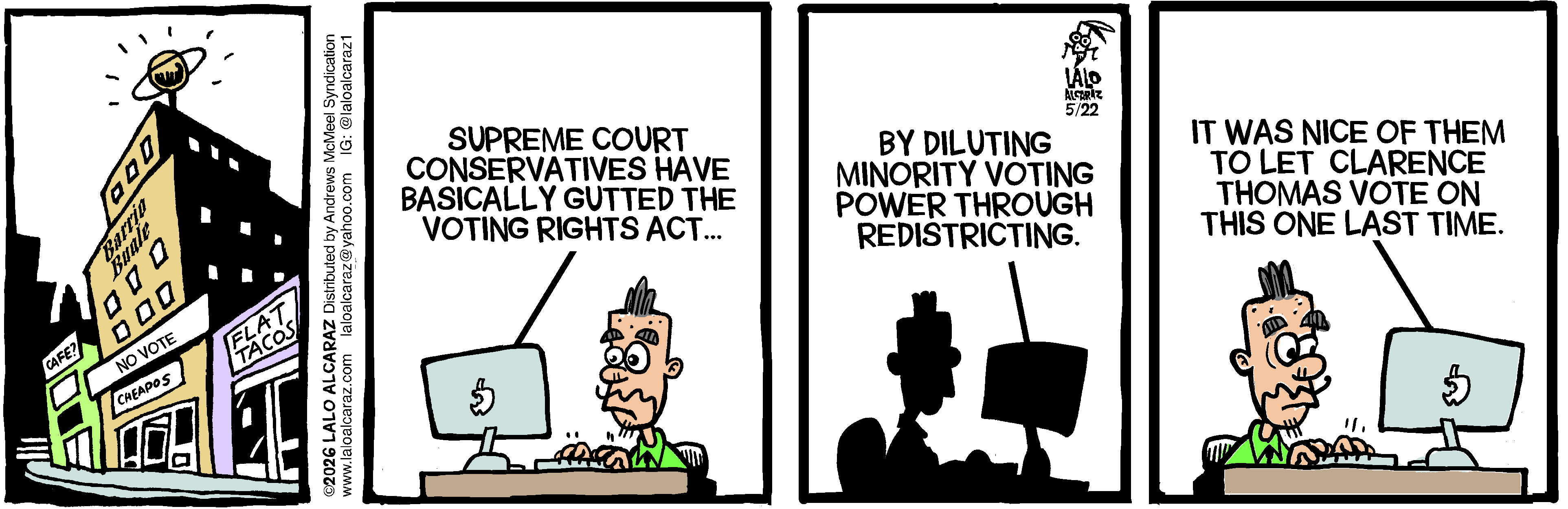 La Cucaracha by Lalo Alcaraz