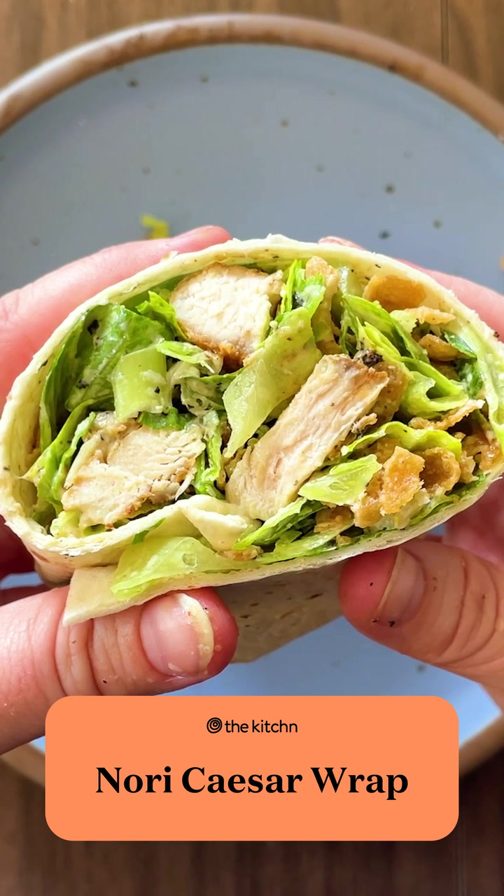 How to make a nori caesar wrap