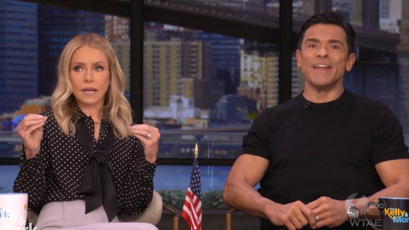 Kelly Ripa shares story of Mark Consuelos watching 3 kids alone for 1st ...