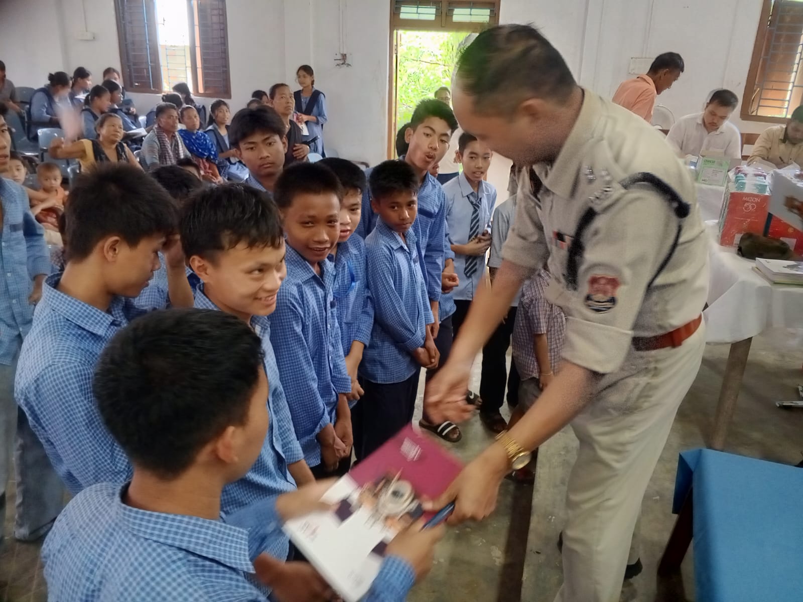 Tripura State Rifles holds health-cum-civic programme