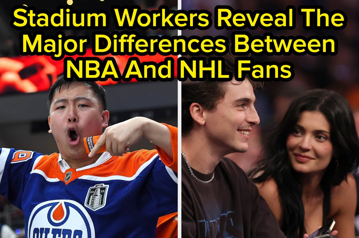 Stadium workers reveal shocking differences between NBA and NHL fans