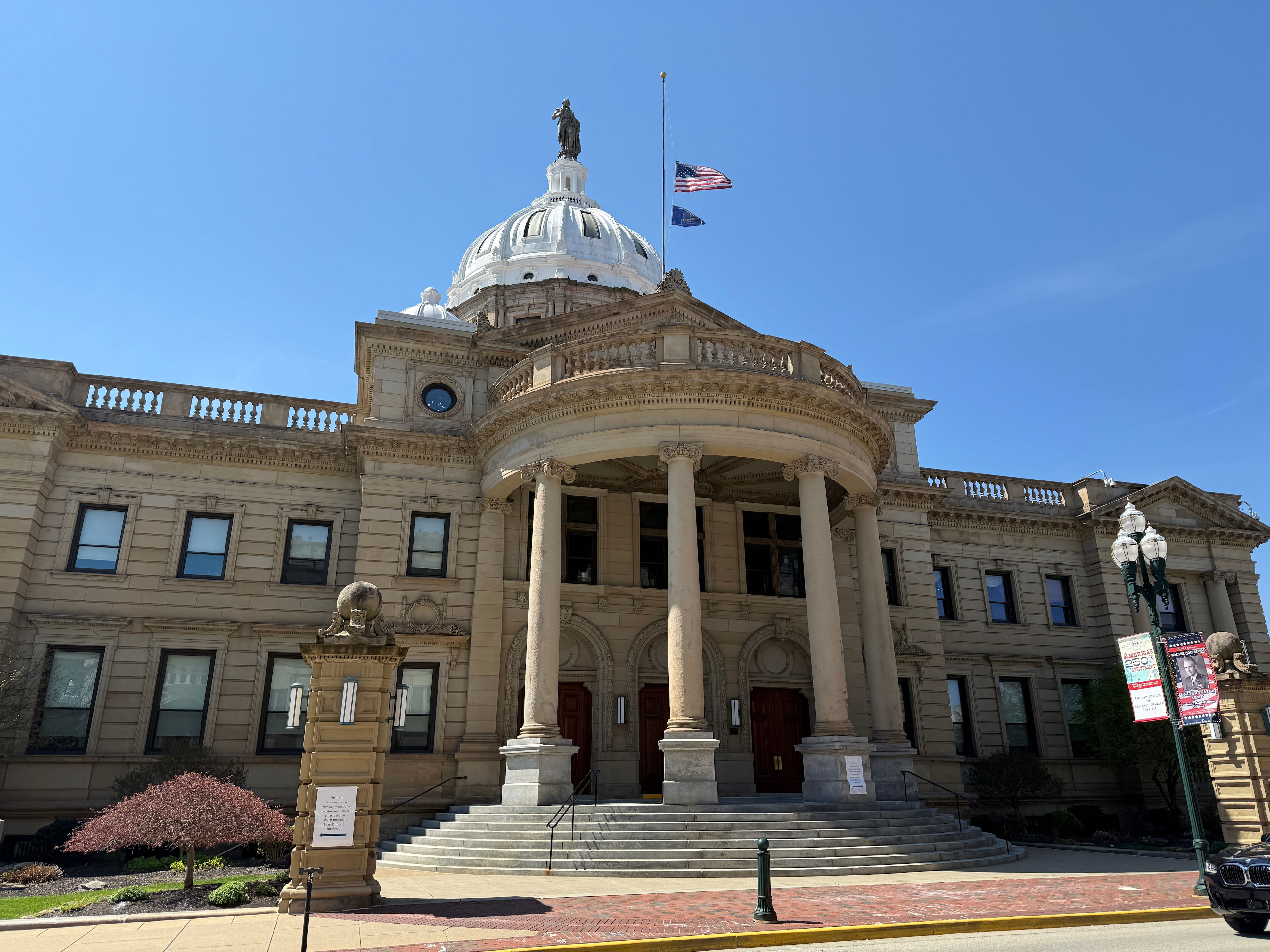 Historic front entrance of Washington County Courthouse will soon ...