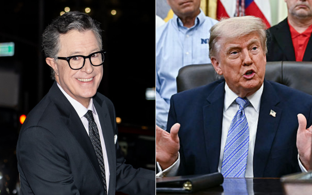 Trump calls out "no talent" Colbert—who didn’t mention president at all