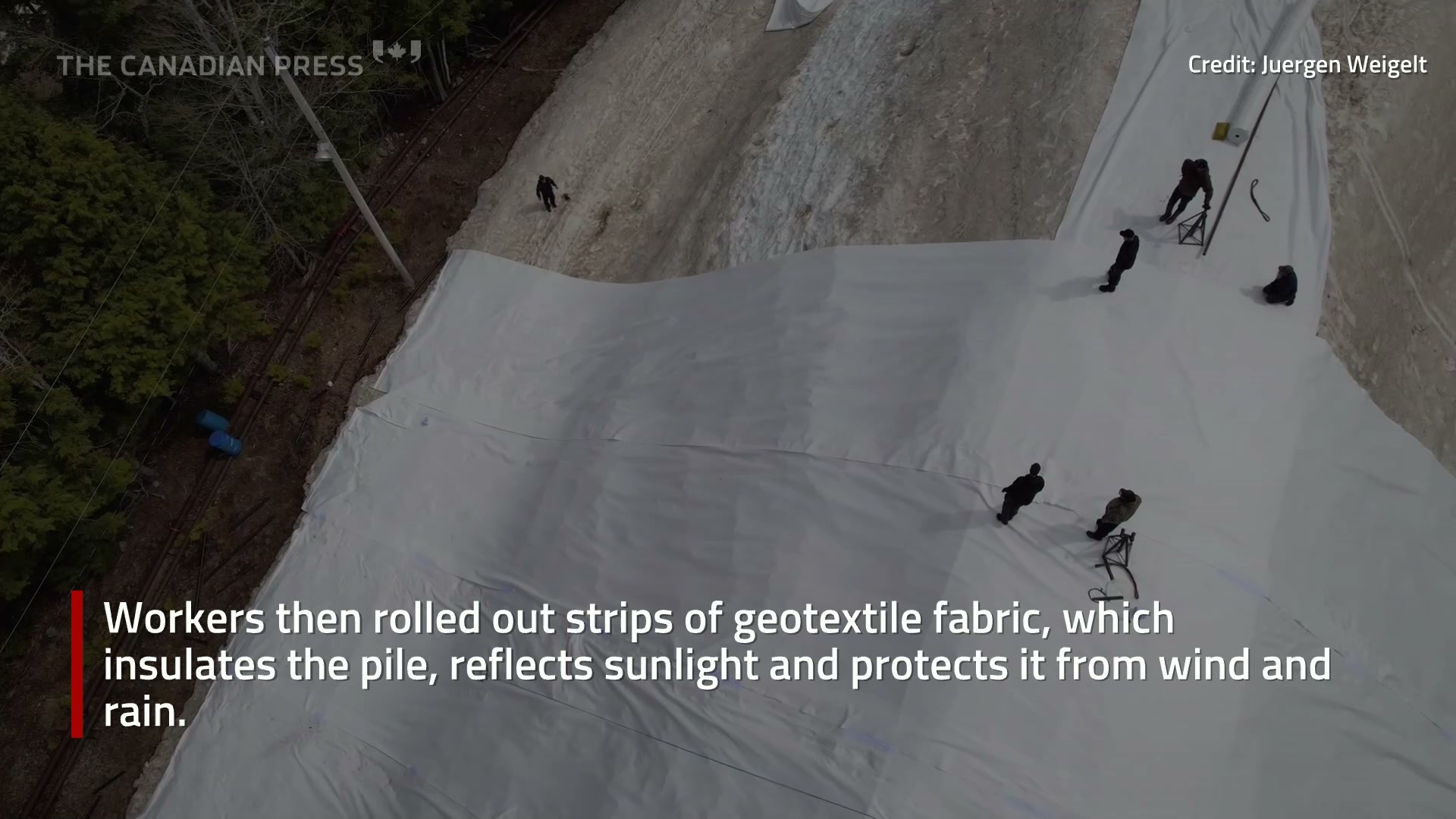 Nova Scotia ski resort using insulating blankets to preserve snow for ...