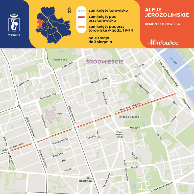 Dwa miesiące bez tramwajów w tym miejscu. Rusza remont torowiska wzdłuż ...