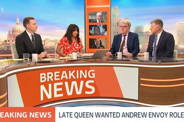 Good Morning Britain interrupted for update on Andrew Mountbatten-Windsor