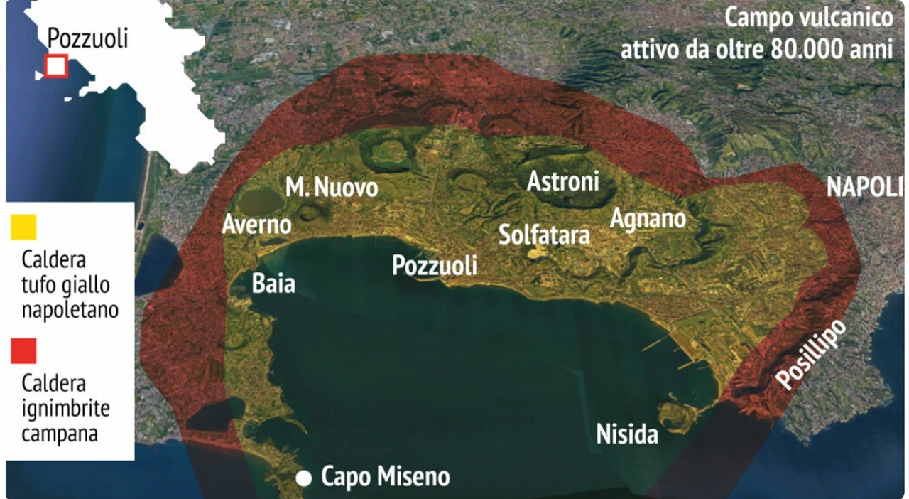 Campi Flegrei, osservate le "radici" profonde del supervulcano: a che ...