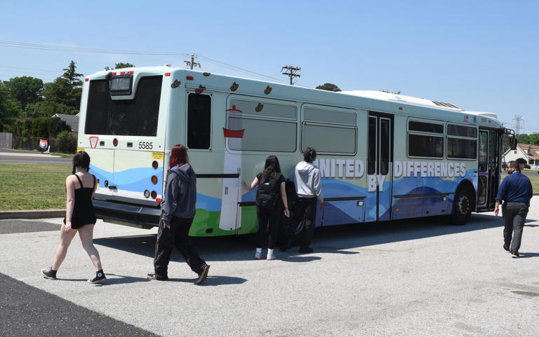 Overbrook student's art concept selected to wrap NJ Transit bus