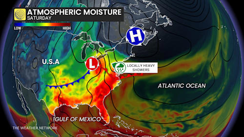 30-50 mm: Cold, heavy rain may disrupt weekend plans in Ontario