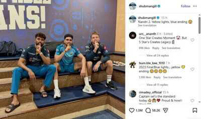 Shubman Gill trolls CSK fans after Gujarat Titans' big win, “Nandri 2 ...