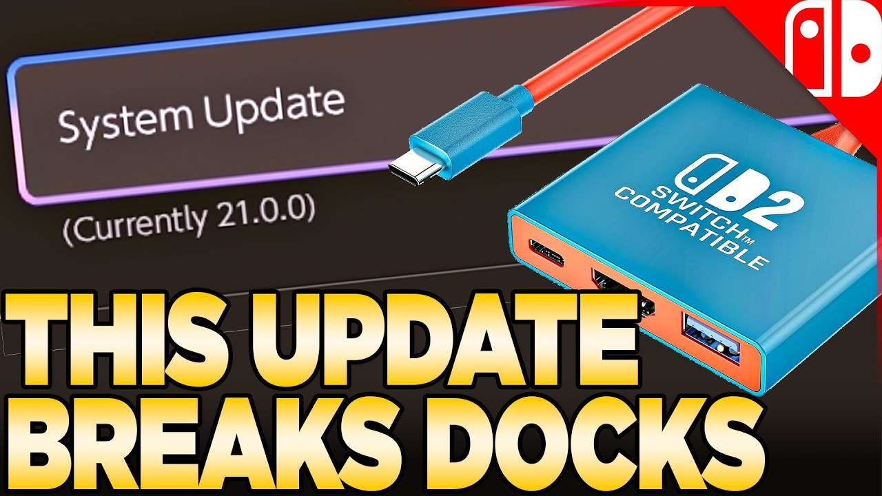 Nintendo Switch update breaks some docks