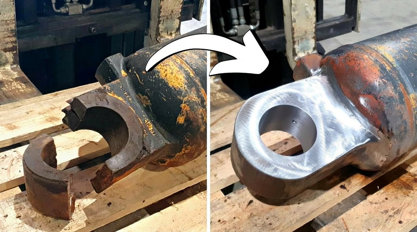 Heavy cylinder repair
