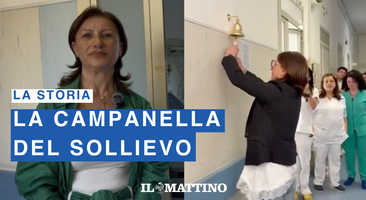 Napoli, guarisce dal tumore e dona una “campanella del sollievo” al ...