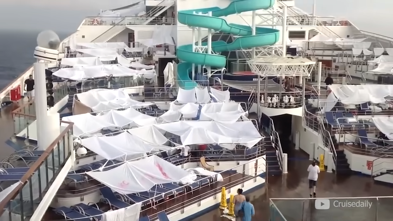 A luxury cruise ship caught fire… then 4,000 people were trapped in filth