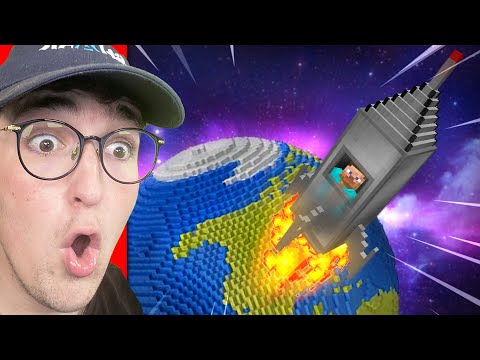 I fooled my friend and sent him to space in Minecraft