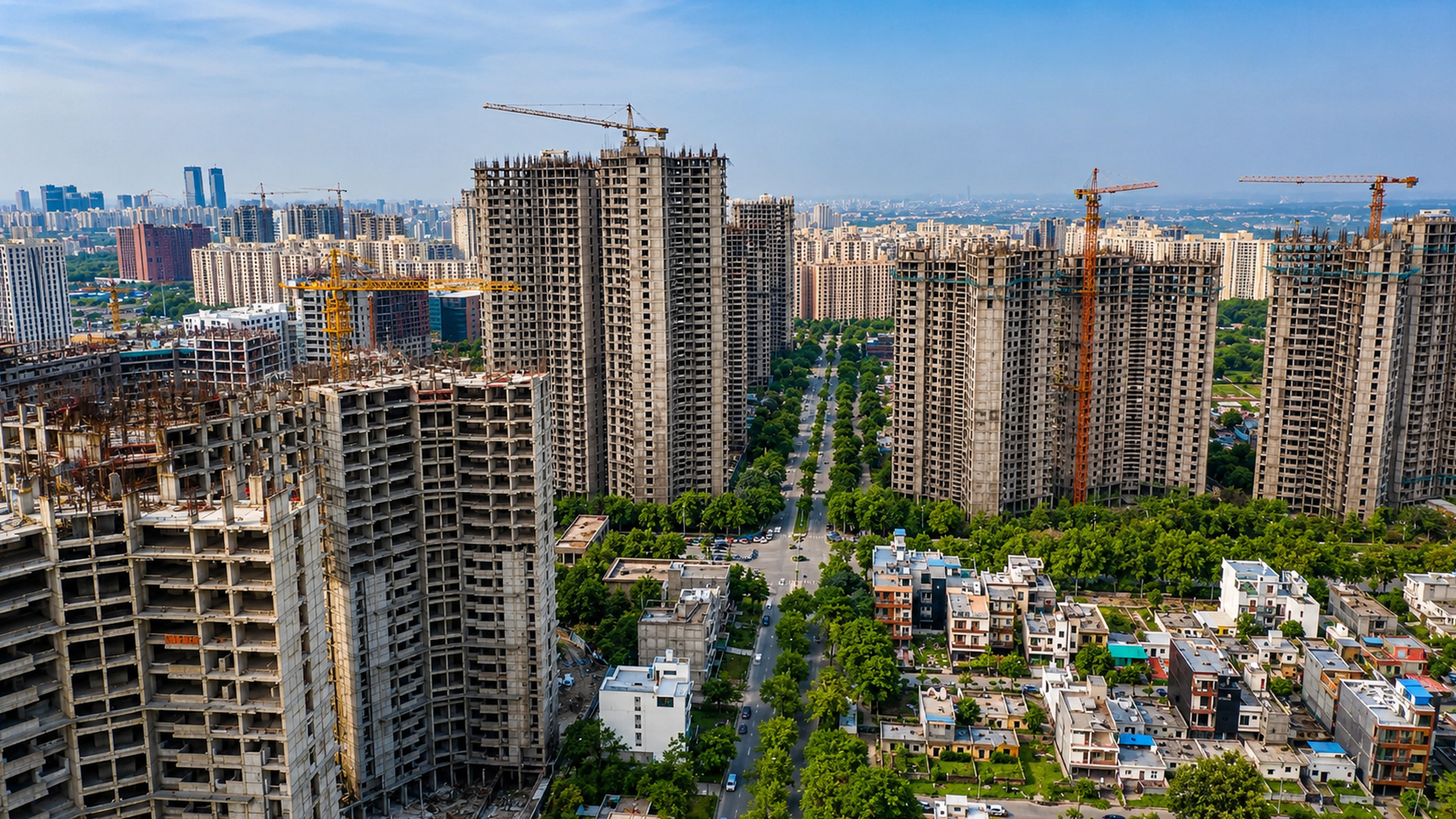 How a modern Indian city transformed through infrastructure growth
