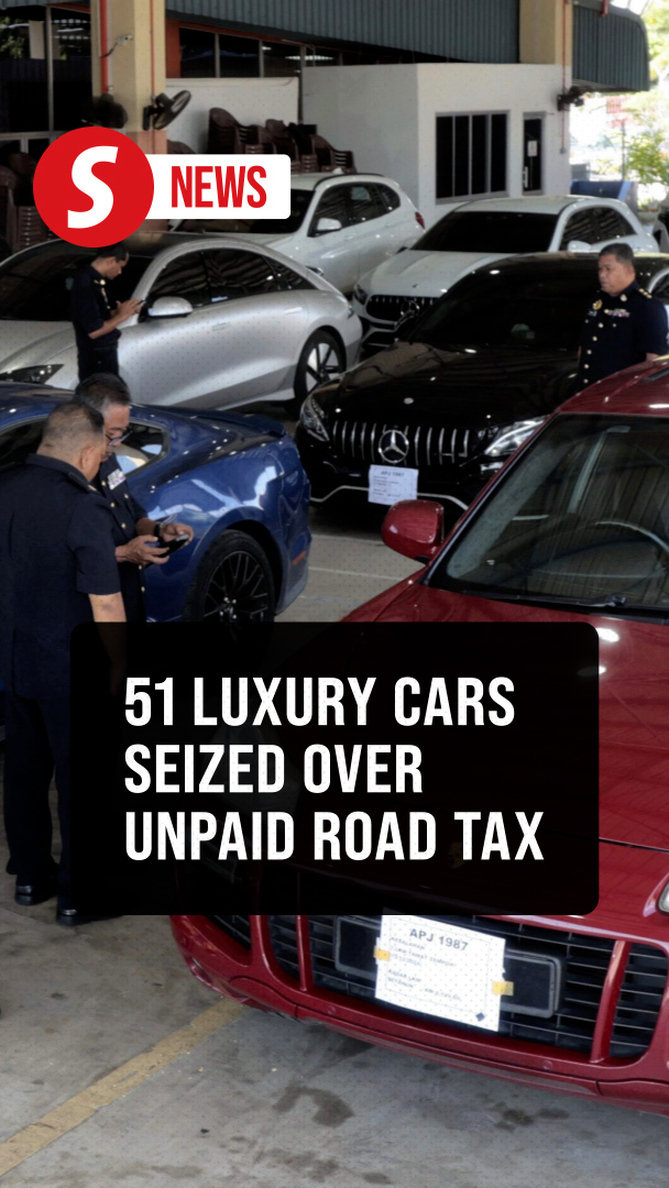 51 luxury vehicles with total unpaid road tax of RM175,000 seized in ...