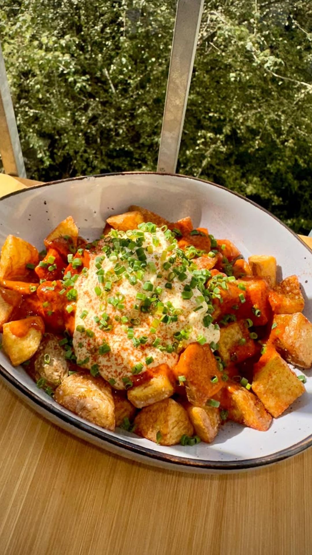 Patatas bravas with their two essential sauces you must try