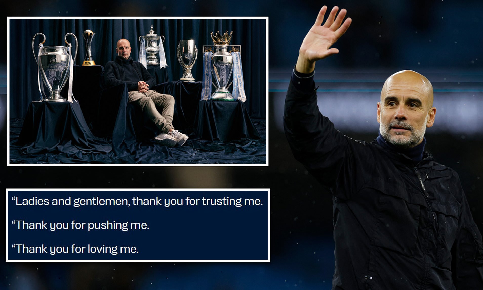 Pep Guardiola finally confirms he is quitting Man City - with Enzo ...