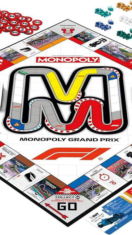 F1 launches official Monopoly game