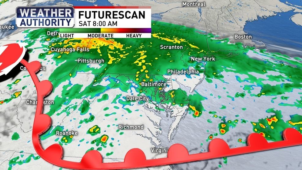 Rainy and cool start to Memorial Day weekend in Baltimore
