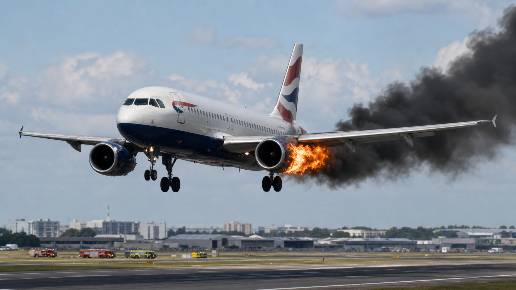 BA 762’s engines split open seconds after takeoff
