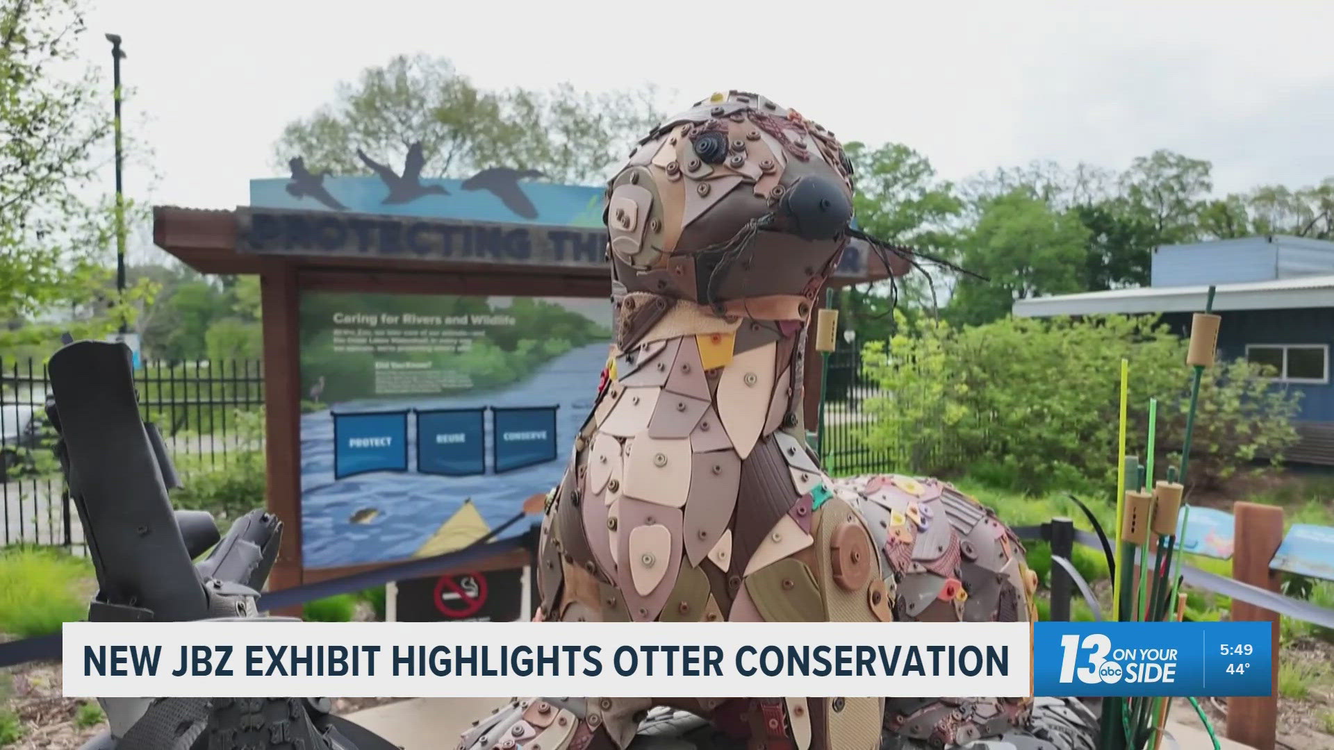 New John Ball Zoo exhibit highlights otter conservation