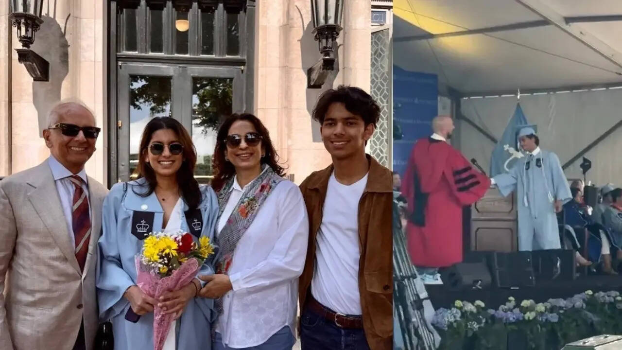 Juhi Chawla's son Arjun Mehta graduates from Columbia University after ...