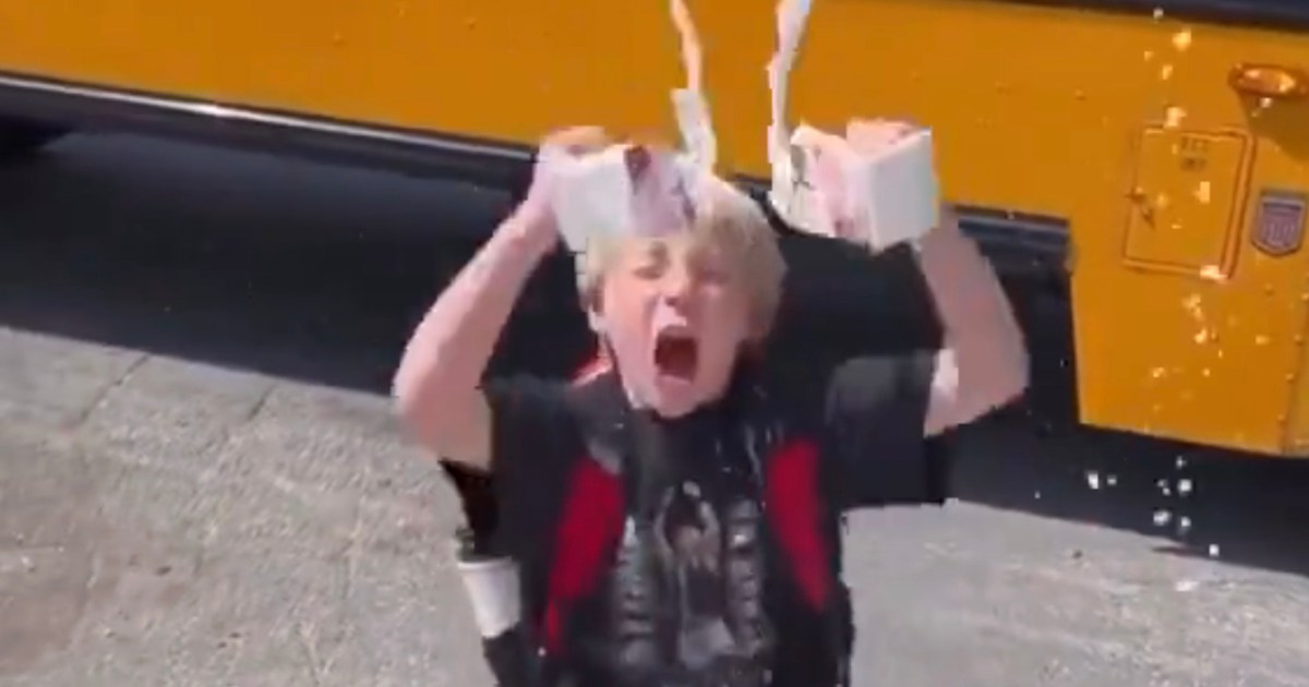 Young WWE fan celebrates end of school by channeling 'Stone Cold' Steve ...