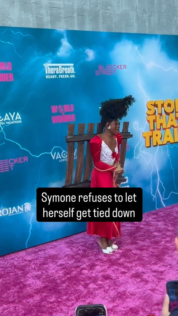 Symone refuses to let herself get tied down at the 'Stop! That! Train ...