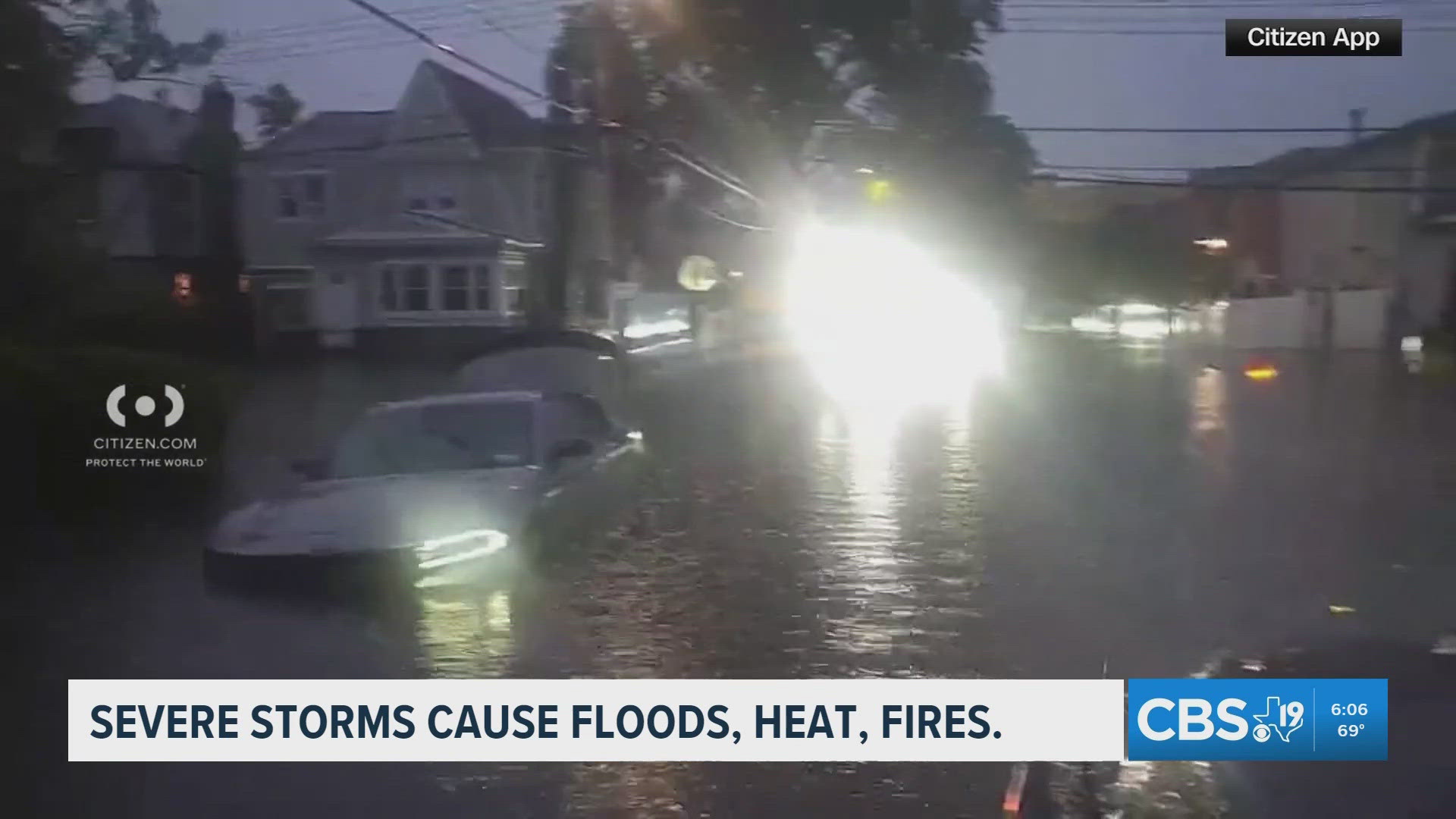 Severe weather hits multiple US regions with flooding, lightning, heat ...