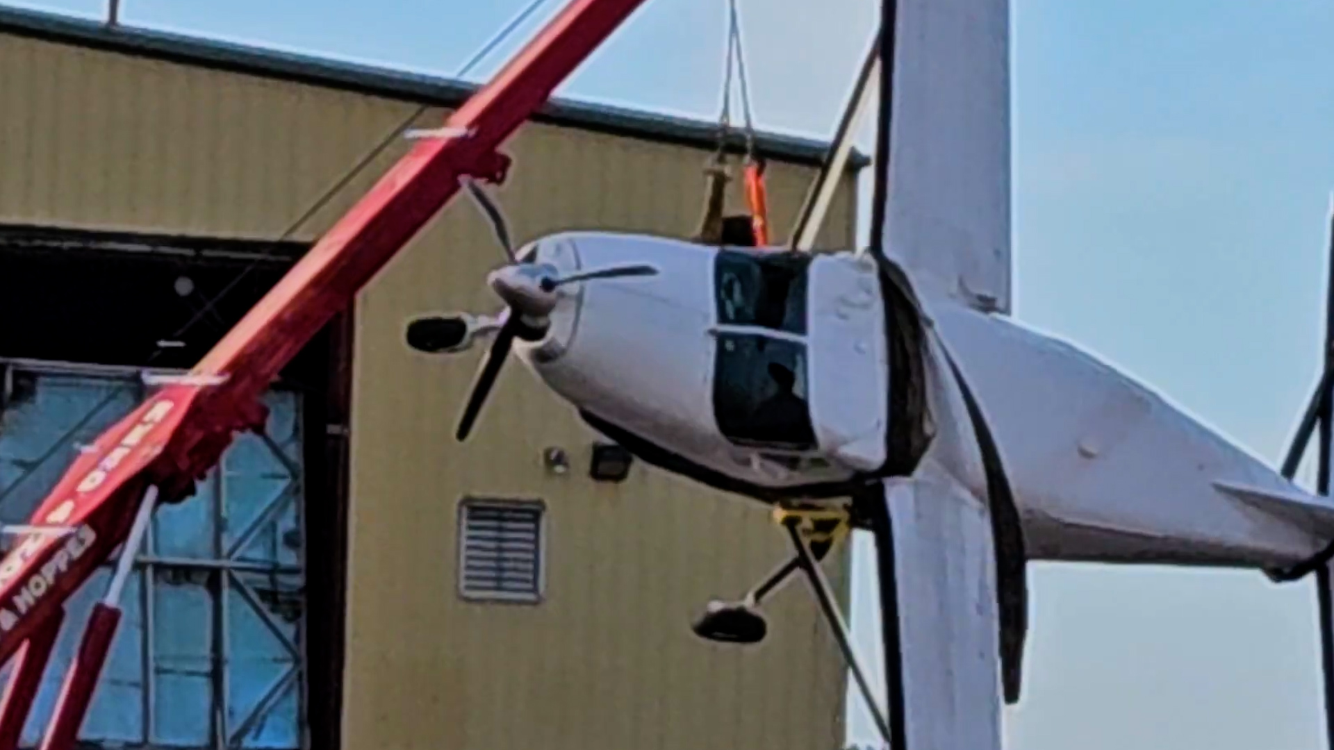 Thunderstorm winds toss planes at Michigan airport