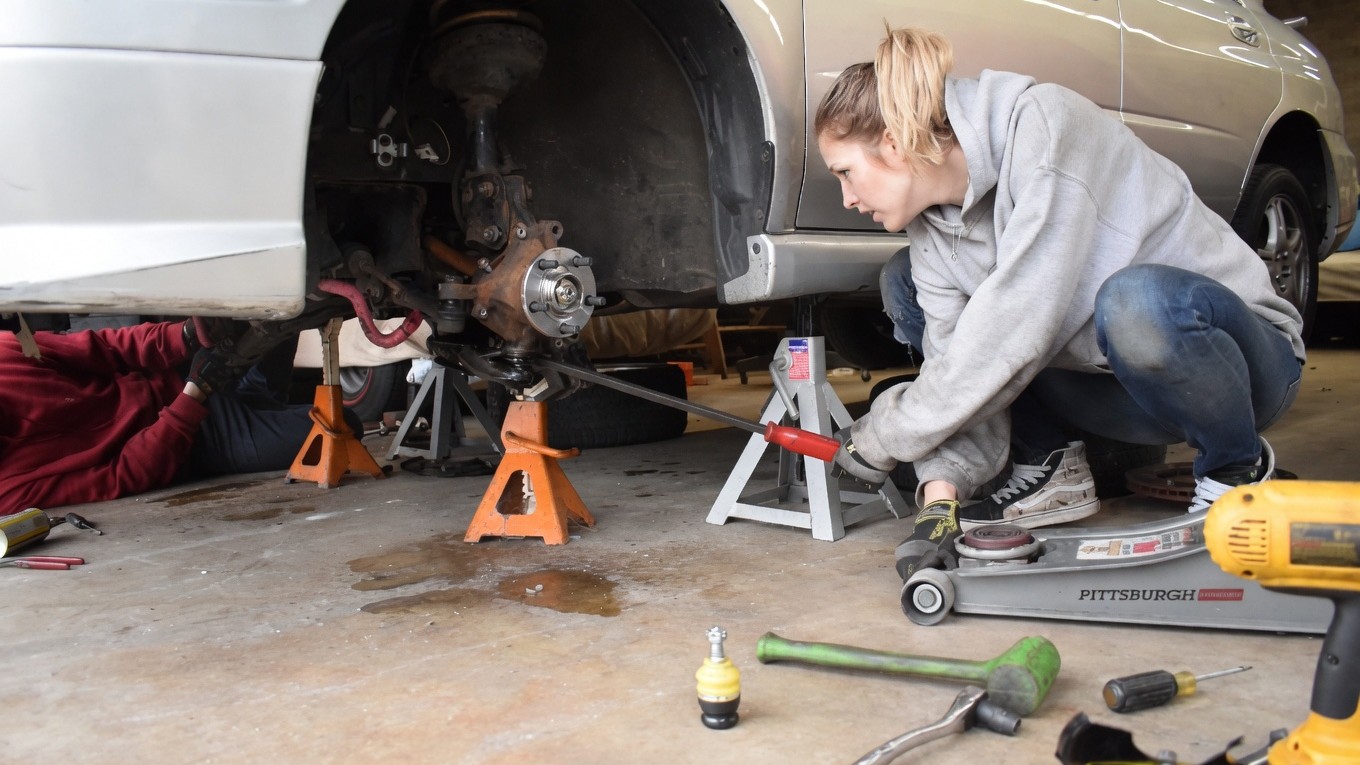 Suspension work on a WRX includes a look at the tools required