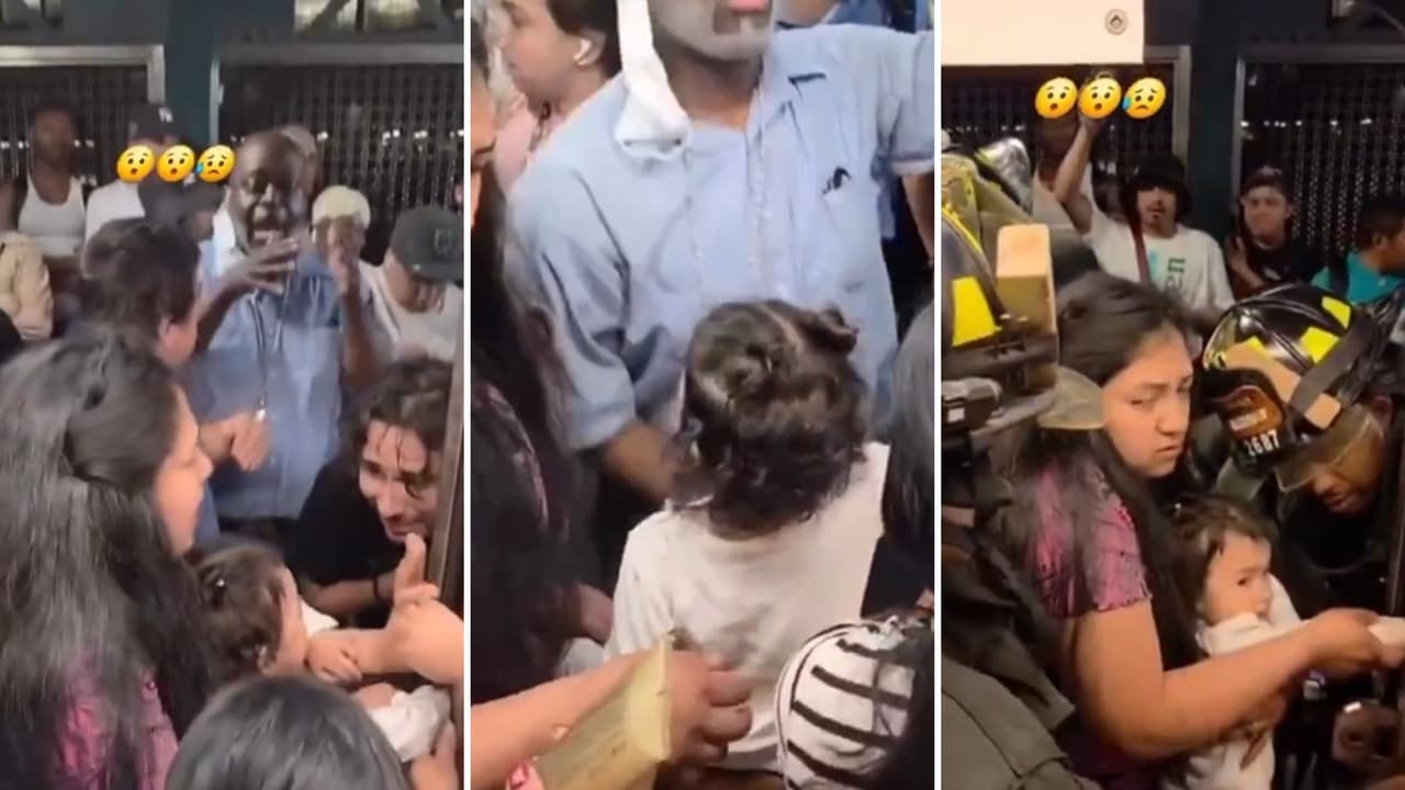 2-year-old's hand gets trapped in New York subway train door ...