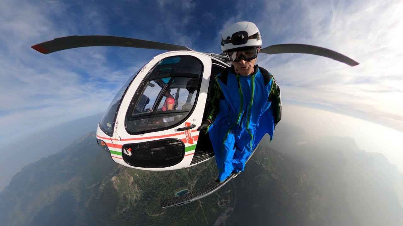 Man pushes a helicopter wingsuit flight beyond human limits and the ...
