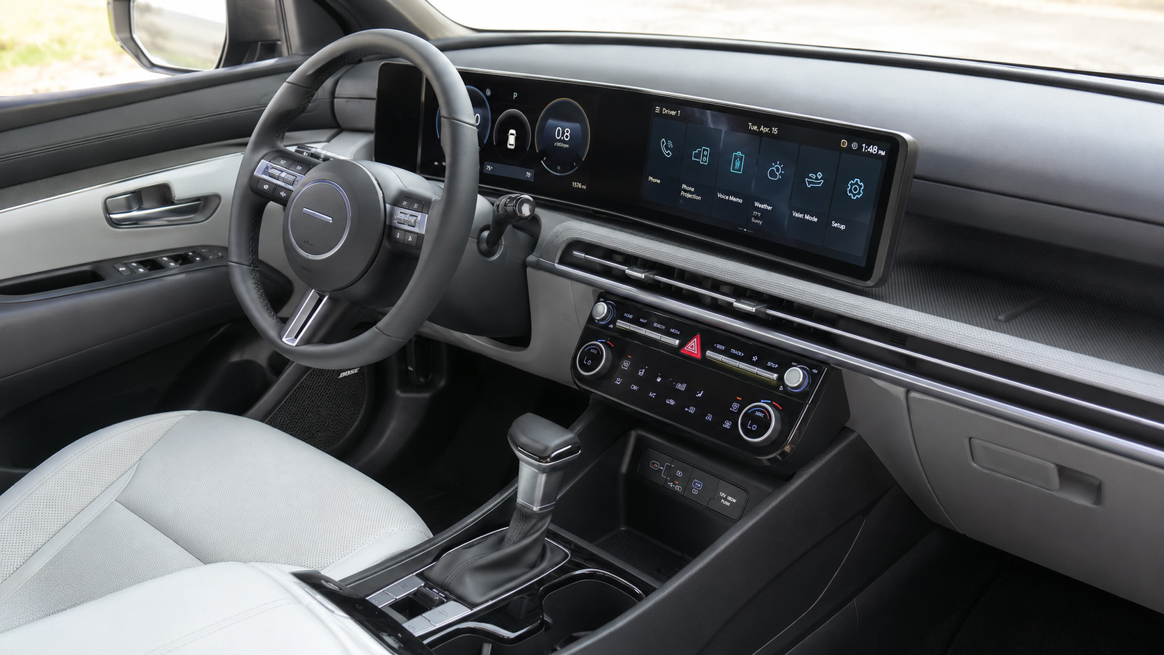 Hyundai Santa Cruz gets a new curved display interior