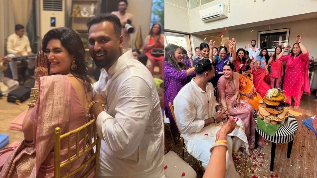 Karishma Tanna drops dreamy glimpse of her godh bharai ceremony with ...