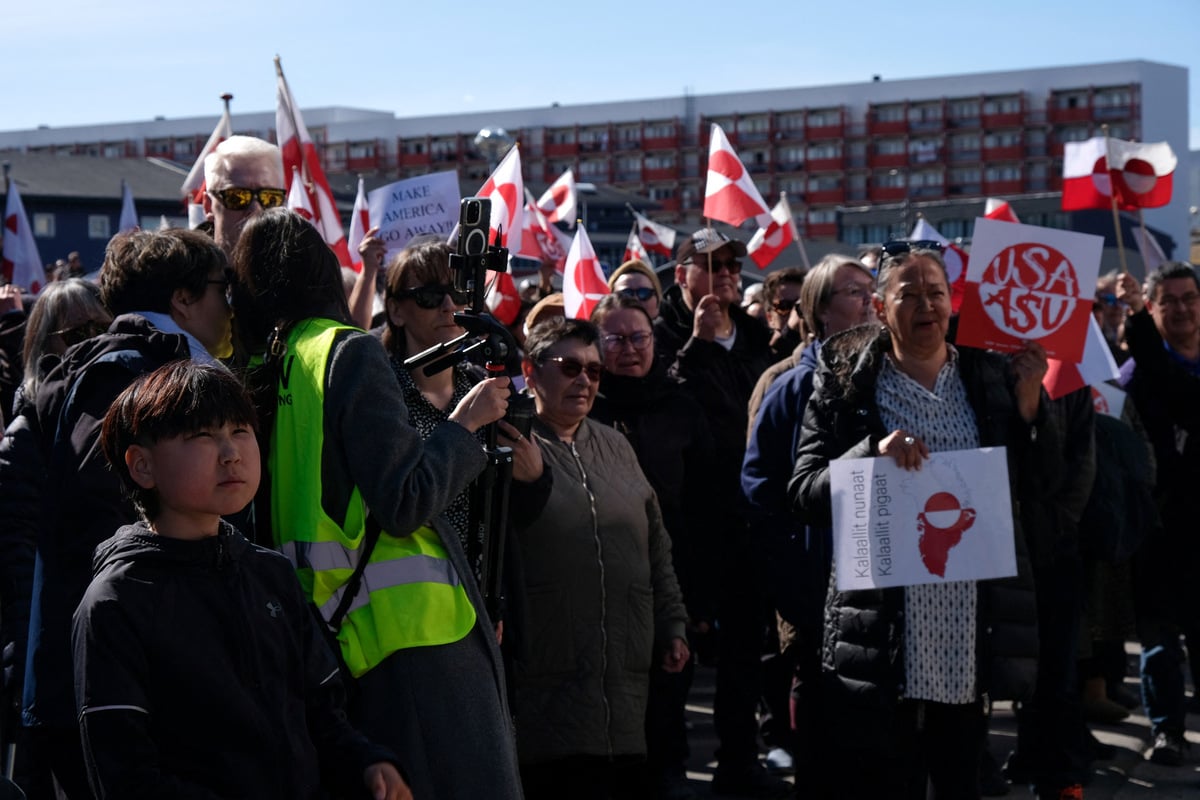 Hundreds of Greenlanders protest opening of new US consulate office ...