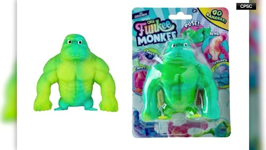 Orb Funkee squeeze toys recalled for asbestos risk