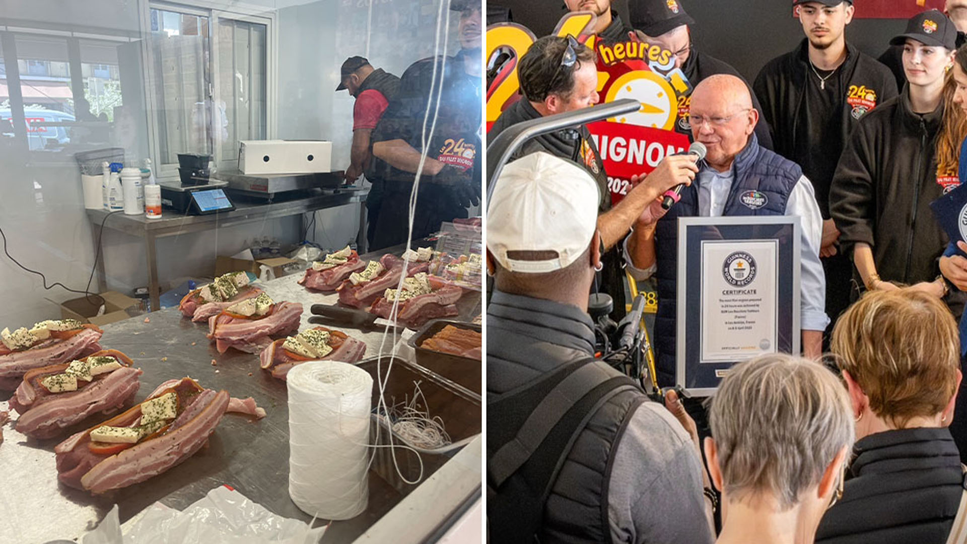 French butchers prepare 5,728 servings of filet mignon in 24 hours to ...