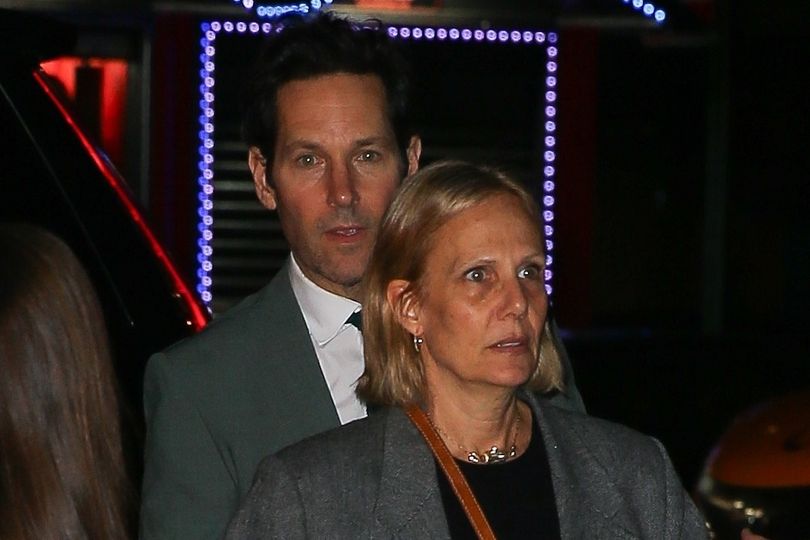 Stephen Colbert smiles as he joins guests at Late Show afterparty