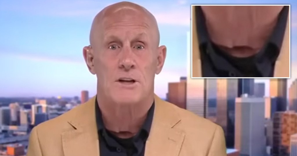 People are convinced Fox News guest is wearing 'realistic human face mask'