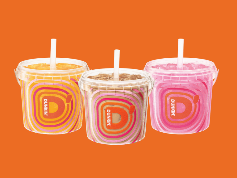 Viral Dunkin’ iced beverage buckets now available nationwide