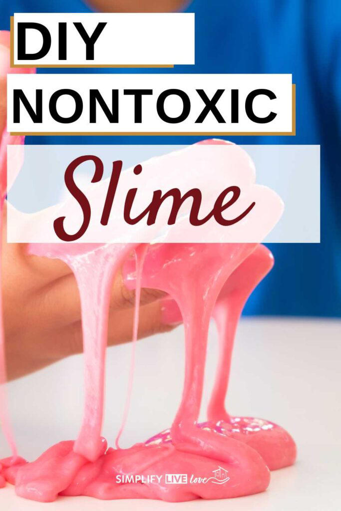 DIY nontoxic slime recipe without borax (3 safe & squishy options!)