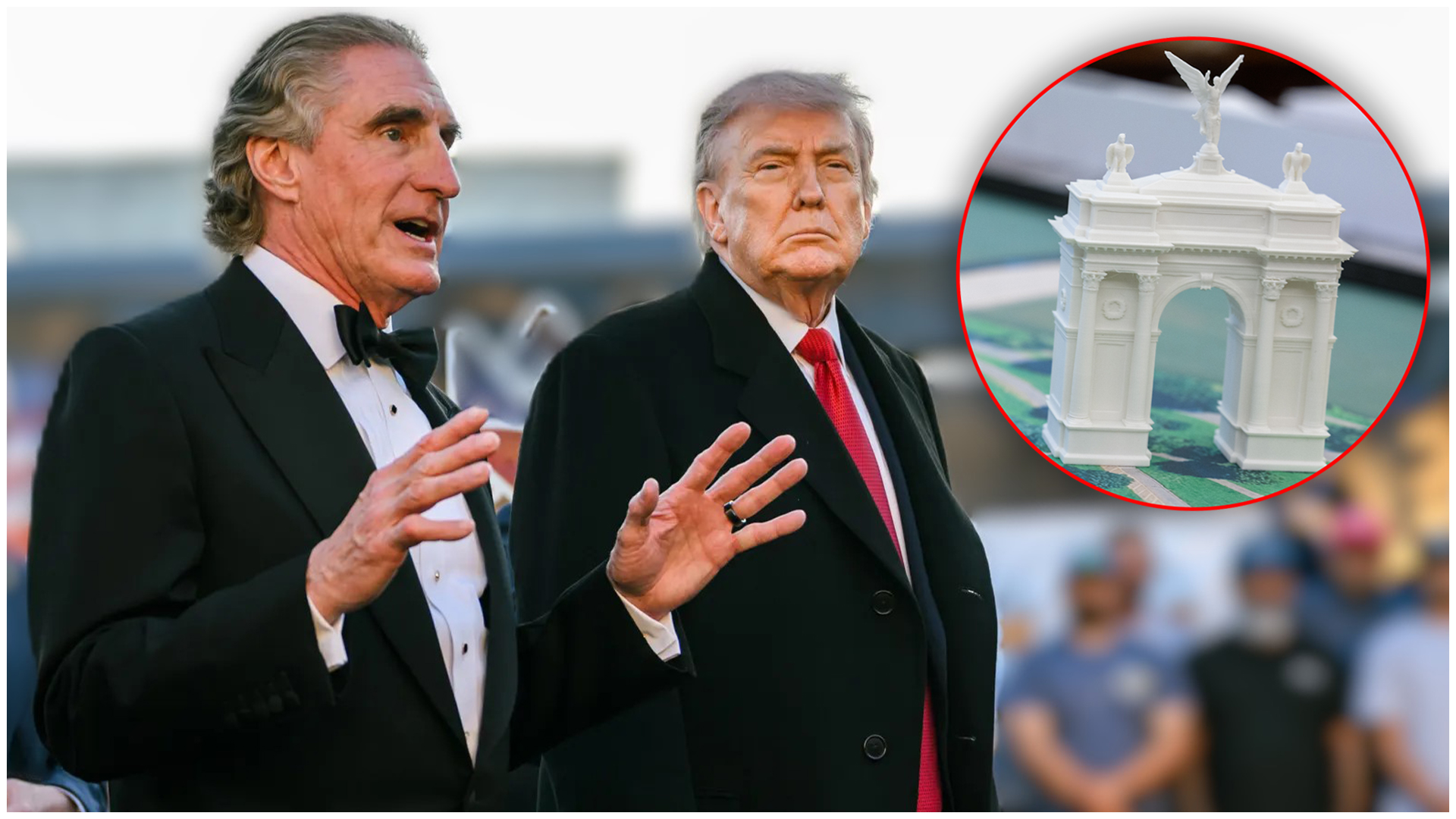 Donald Trump eyes 250-foot arch project, without seeking congressional ...